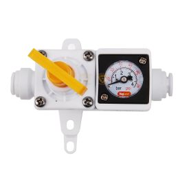 Duotight In Line Regulator with Integrated Gauge for Water or Gas Home Brew